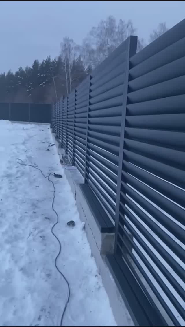 Забор-жалюзи Оптима от Завода Новый Дом