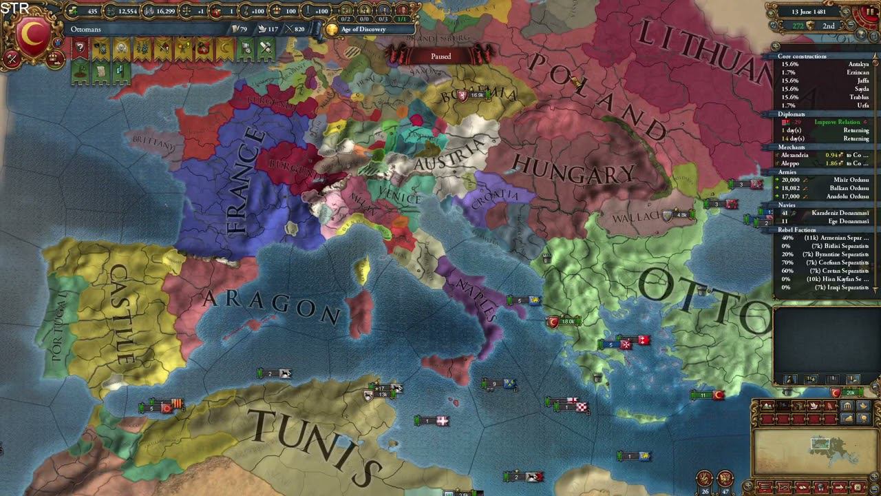 Europe Universalis IV 1.34.5 Casual ottomans часть 5.
