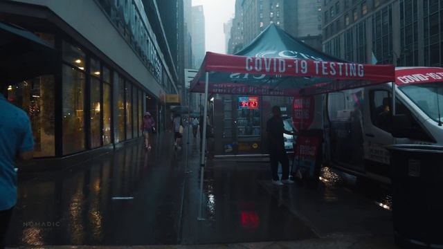 Прогулка под дождем Нью-Йорк - Успокаивающие звуки