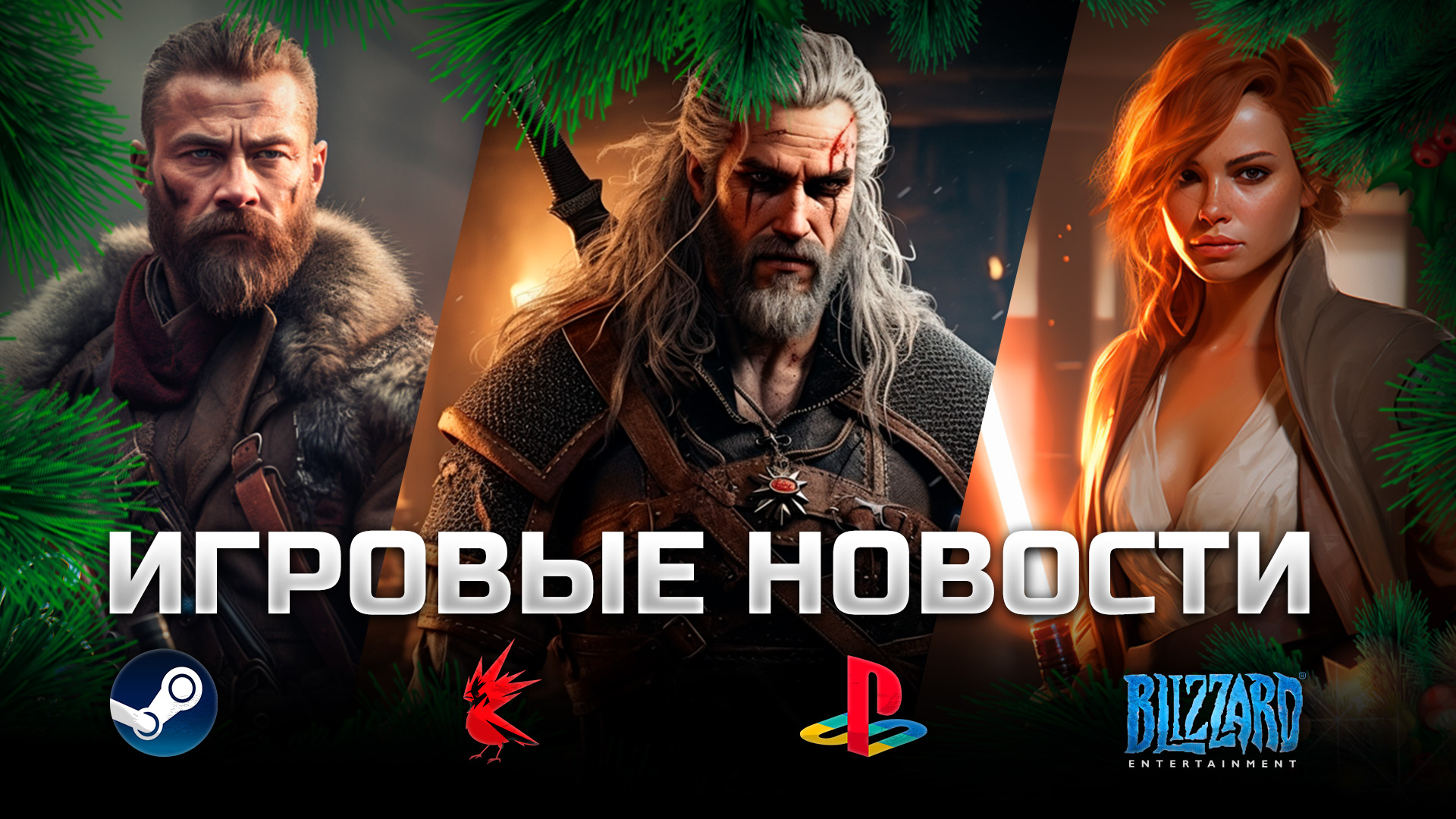 ИГРОВЫЕ НОВОСТИ #108 [UNews] | Новогоднее поздравление + Star Wars Outlaws, Blade, The Witcher 4