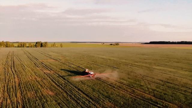 Опрыскиватель RSM TS-3200 SATELLITE на полях Республики Татарстан