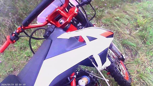 Покатушки на питбайке в туман.#мотоцикл