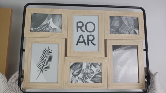 BB-7202 6 фоторамок, (МДФ+Металл) (Подвесная)