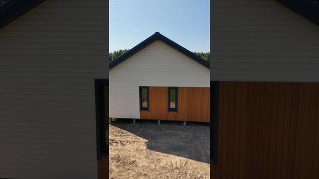 Каркасный, одноэтажный дом 114 м2 по проекту NORDIK-124 от строительной компании Время Жить