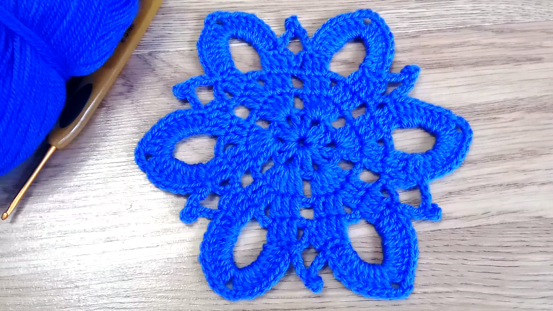 Интересная САЛФЕТКА крючком ? Мастер-класс со схемой