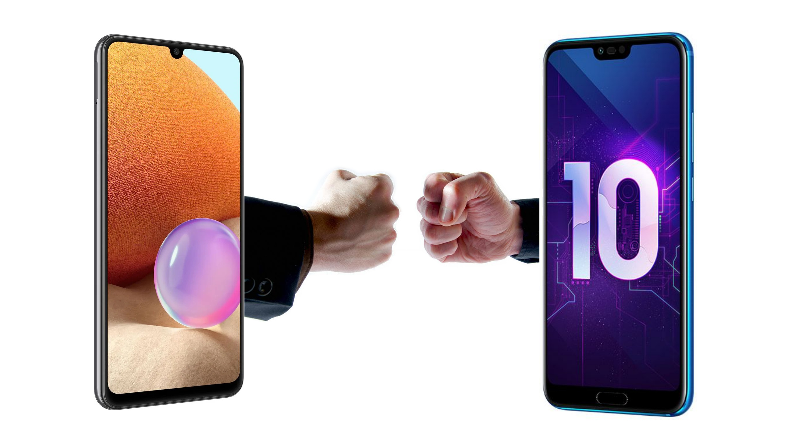 Samsung Galaxy A32 (64MP) vs. Honor 10 (16MP) - экспресс тест камер смартфонов