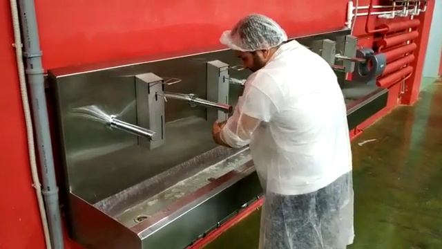 Рукомойник шестисекционный ASP-WL-06 на производстве