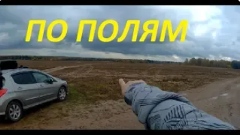 КОП по полям с камрадом.Поиск с металлоискателем