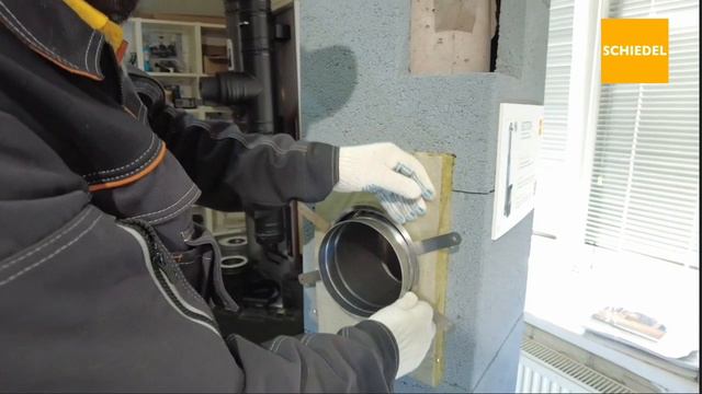 Как подключить теплогенератор к минеральному дымоходу Schiedel Isotor?