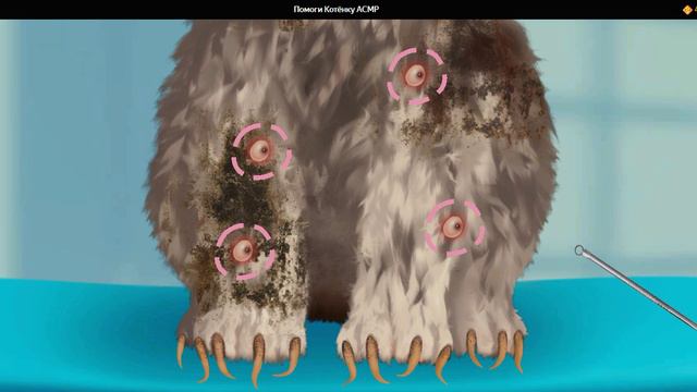 Помоги котенку. Браузерная игра на Яндекс Дзен.