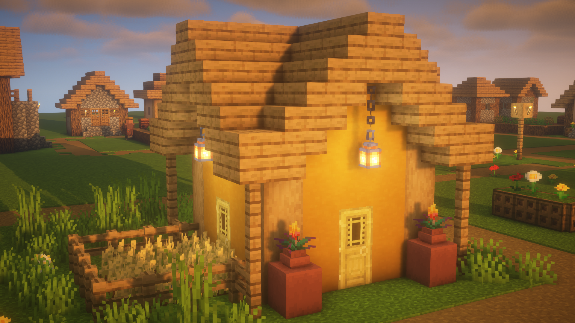 Майнкрафт-Как построить красивый небольшой дом в майнкрафте за три минуты