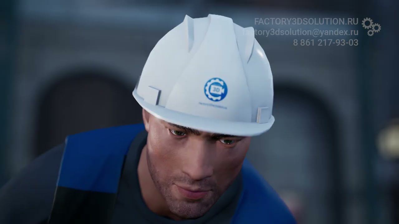 Проект анимация 3д персонажи в работе, превью F3DS Factory 3D solution