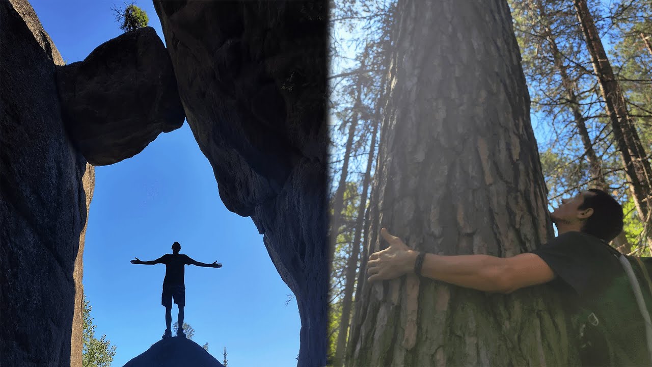 АТМОСФЕРНЫЙ ПОХОД НА СТОЛБЫ, абсолютно без слов! | Нашли висячий камень!