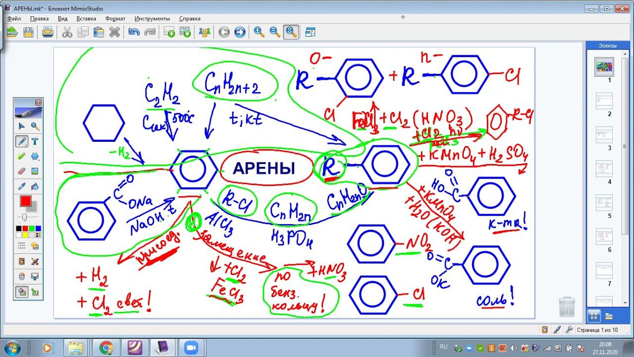 Арены. Повторение.