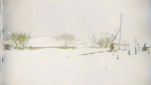 Февраль 1919 г. Зимние пейзажи. Деревенская жизнь.