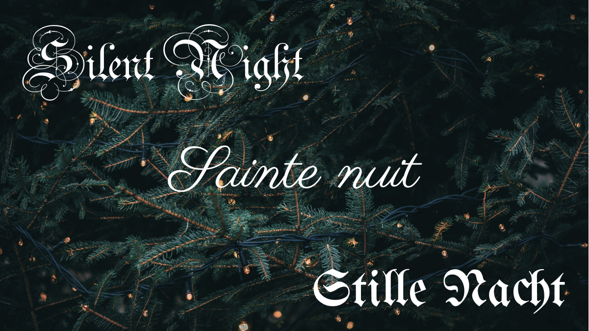 Тихая ночь - Sainte Nuit - Silent Night - Stille Nacht / три блокфлейты