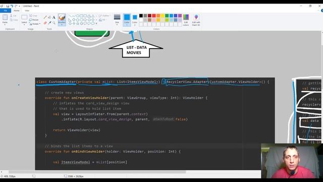Разработка приложений под android - #20 Объяснение RecyclerView