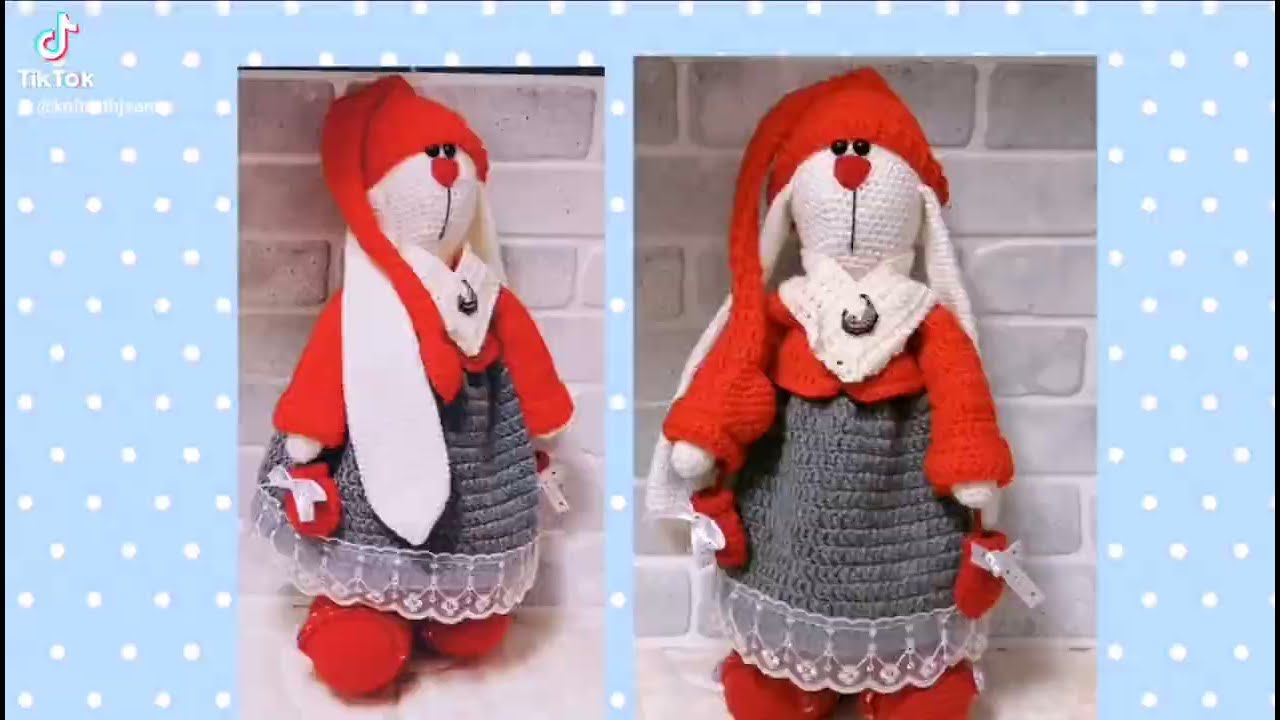 Заяц тильда брусничка в плейлисте вяжем игрушки