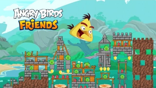 ПРОДОЛЖАЮ ПРОХОДИТЬ УРОВНИ в ANGRY BIRDS FRIENDS!!!