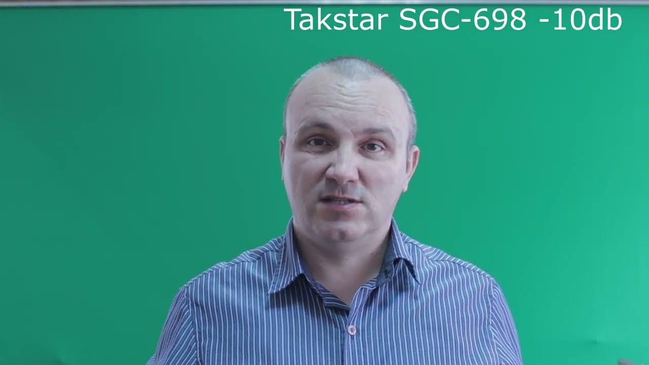 Takstar SGC - 698 vs Canon EOS m50 mic - Sound Test