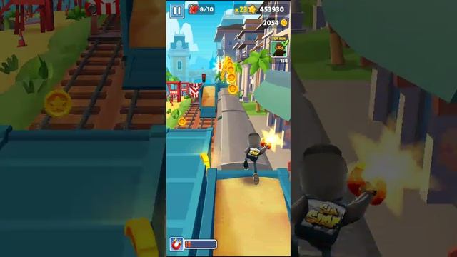 Subway Surf. Катаемся на скейте(доске) со способностью ПЛАВНЫЙ ДРИФТ