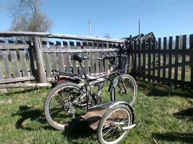 Motor Vernor XC - горный велосипед с мотором от бензопилы