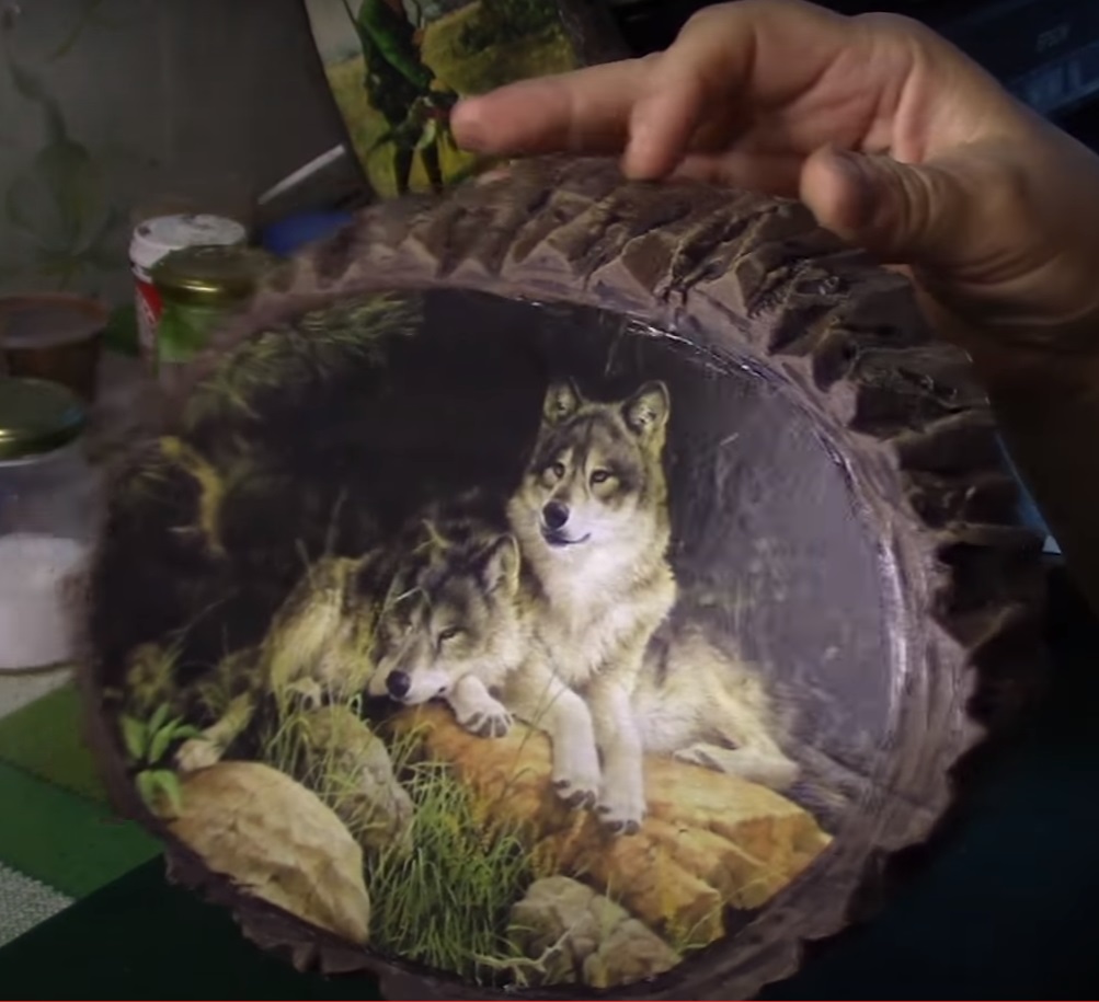 Имитация спила дерева своими руками ХоббиМаркет