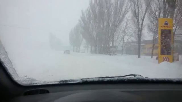 Снег в марте 2