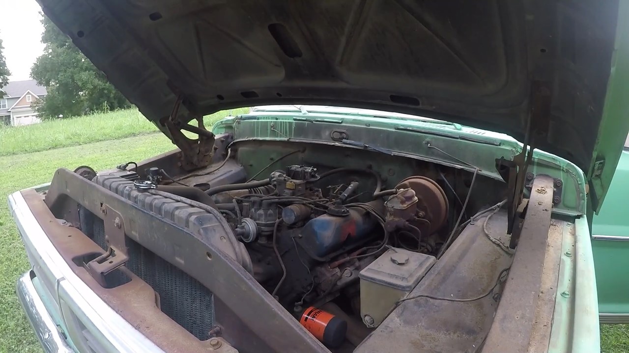 Запуск двигателя ФОРД F-250 1967
после 20 лет простоя