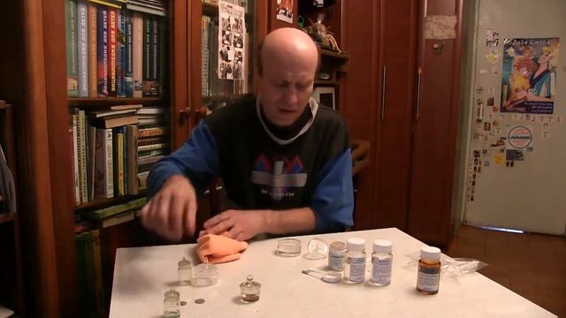 Чистка серебряных монет