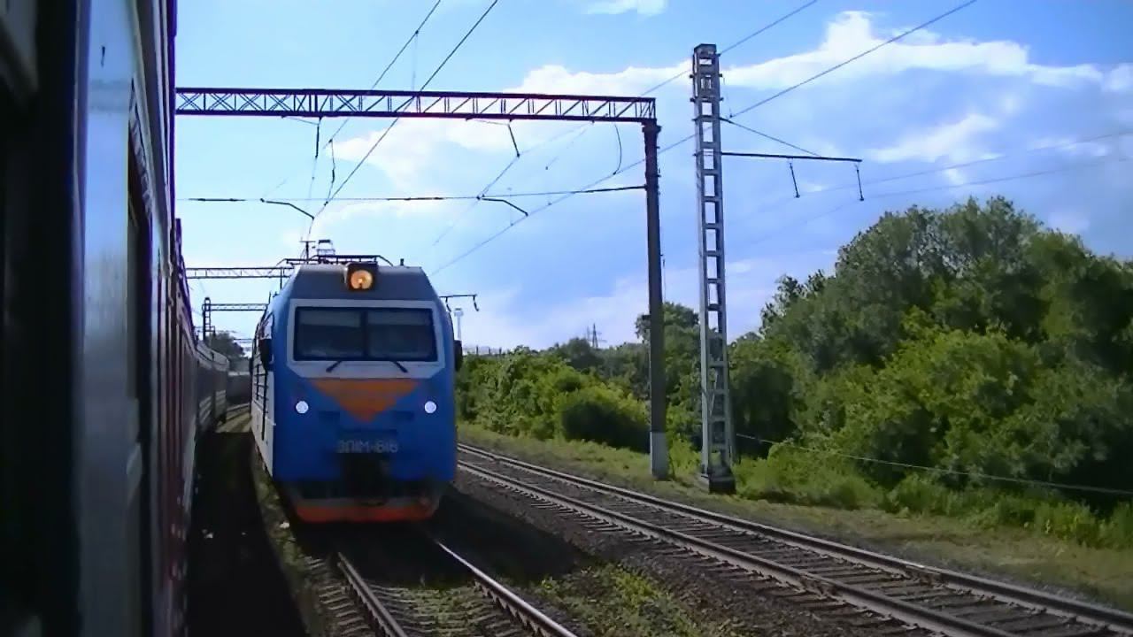 [РЖД] [ЭД9М] ЭП1М-616 с поездом №480 Санкт-Петербург - Сухум