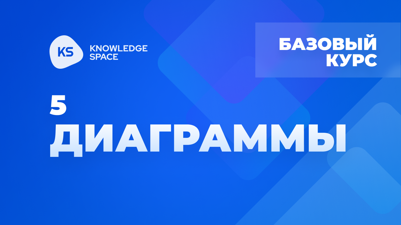 5. Диаграммы | KNOWLEDGE SPACE | Базовый курс