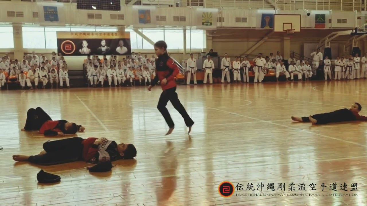 Российская Мульти-Гашшуку Окинава Годзю Рю каратэ-до 2024.  Показательные выступления участников.