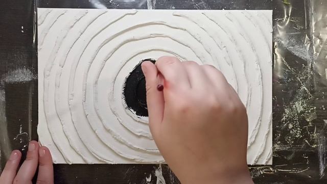 Текстурная картина. Лабиринт.