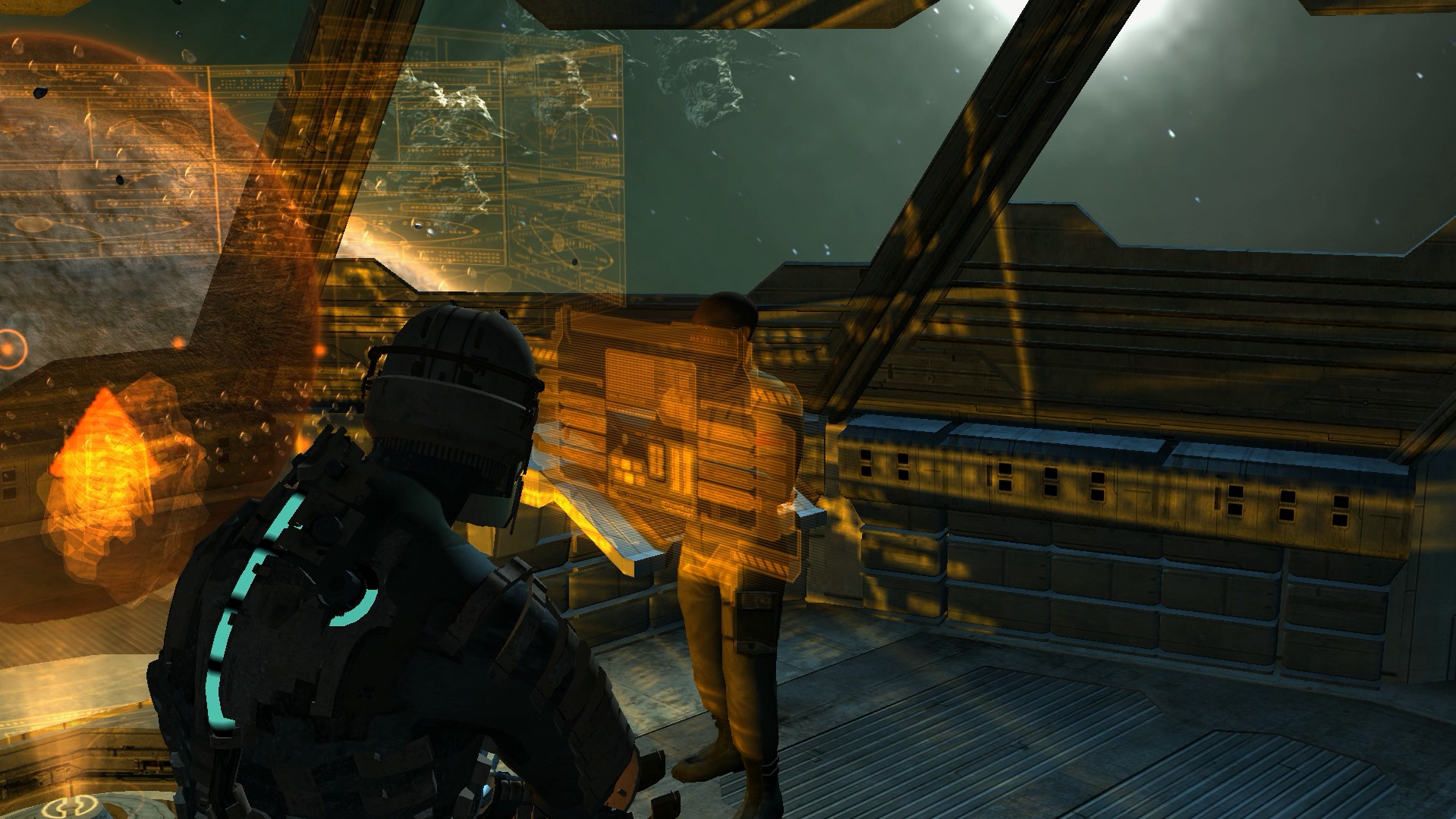 Первый босс. Dead Sace #4