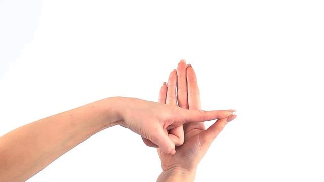 37. Изометрическое сгибание большого пальца.