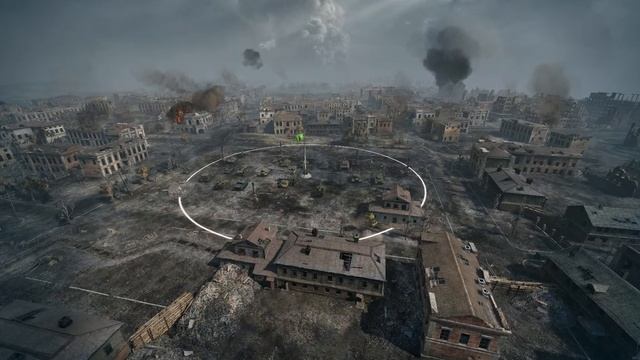 WOT артподготовка на карте Сталинград