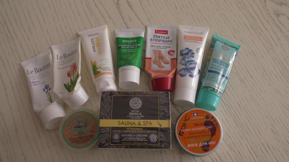 Обзор кремов для ног