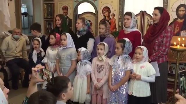 Святочный концерт 9 января 2022 года в храме Владимирской иконы Божией Матери г. Барнаула
