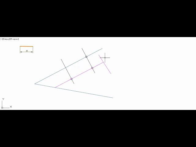 Сопряжение двух прямых