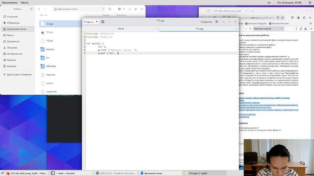 Выполнение лабораторной работы №13