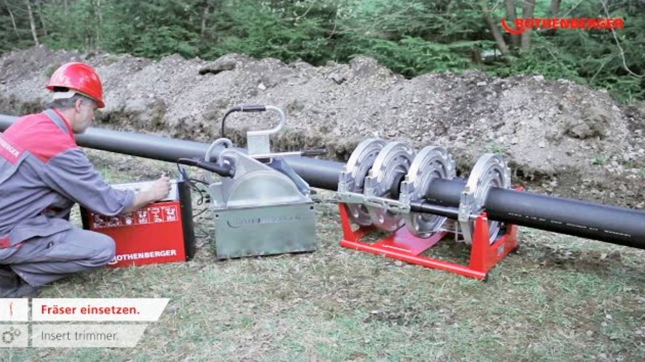 Стыковая сварочная машина с гидравлическим приводом ROWELD P 355 B Premium CNC VA