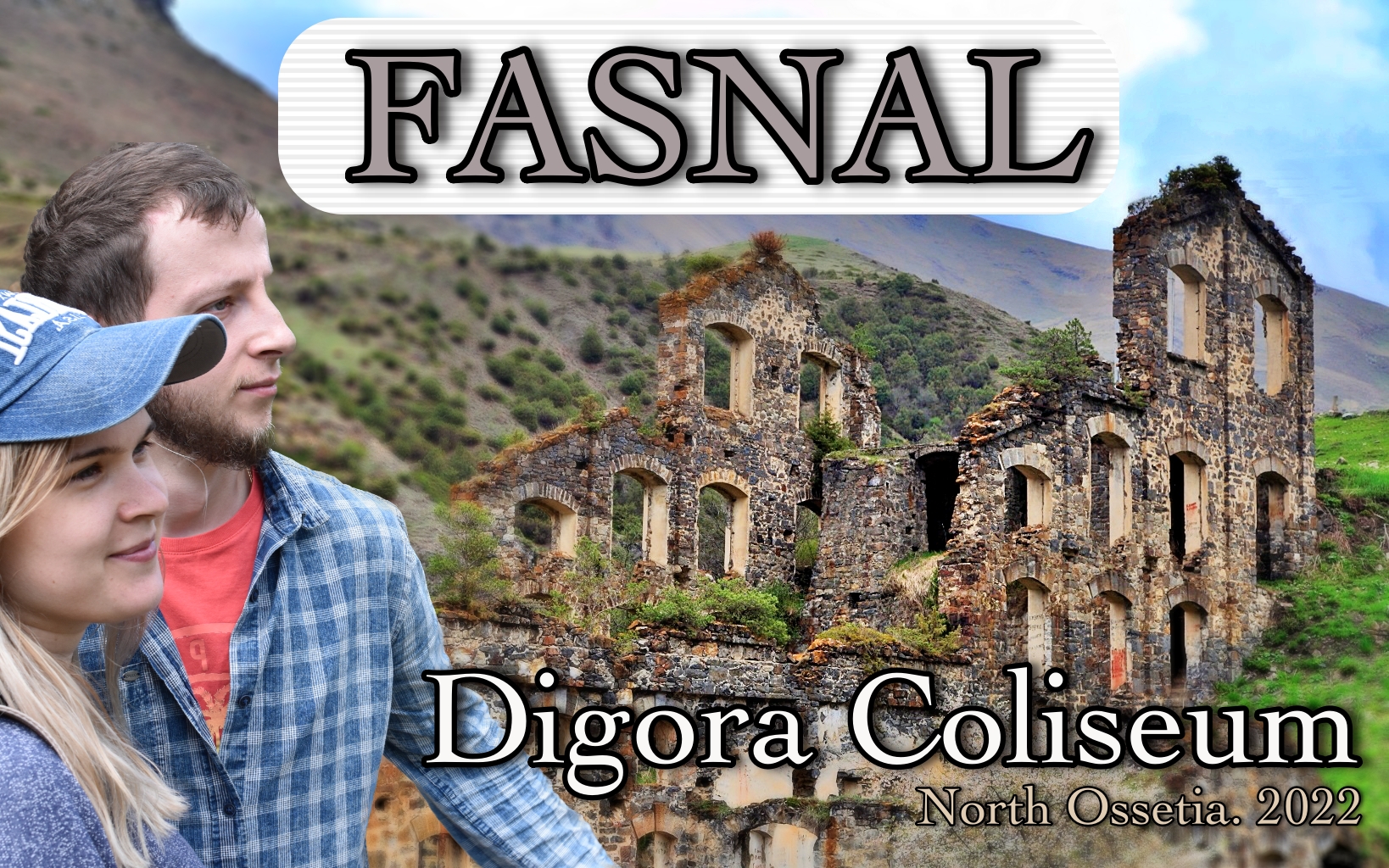 North Ossetia mountains. Fasnal. Underground Gallery. Russia. Full HD