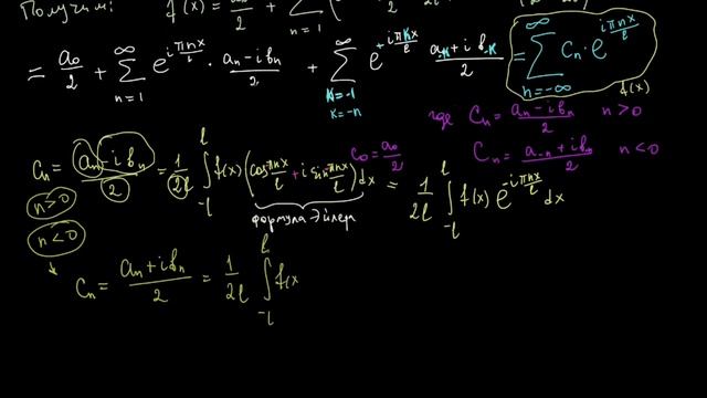 Ряды 11.  Ряд Фурье в комплексной форме