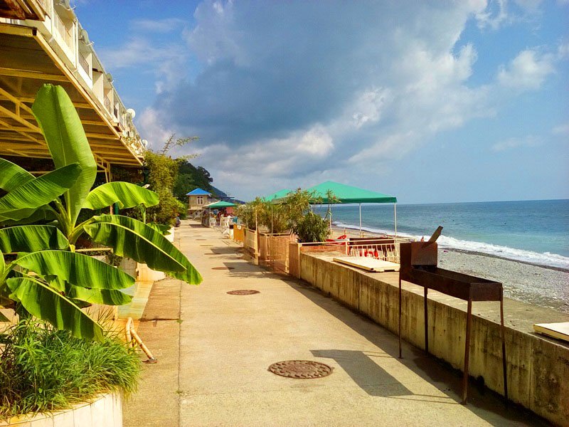 Отдых в Волконке на берегу моря частный сектор недорого. «Volkonka Beach» (Волконка Бич) эллинг