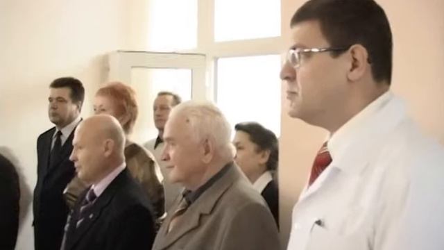 Тожественное открытие  первичного сосудистого центра в городской больнице. Январь 2011 год.