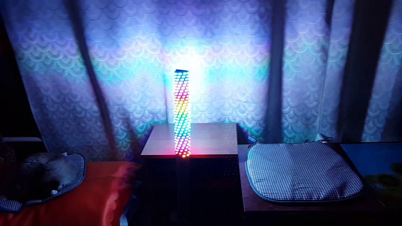 подсветка квартиры RGB сетодиодной лентой.