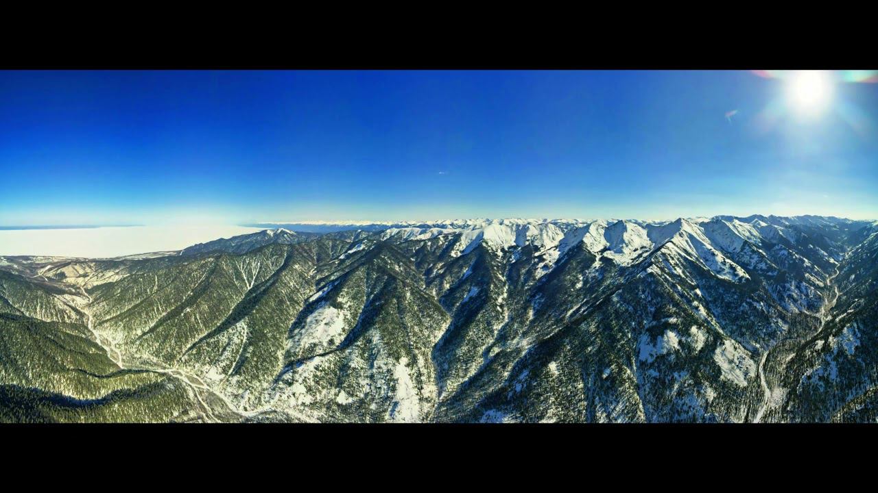 Байкальск от вершины г. Соболиной к пику Порожистый