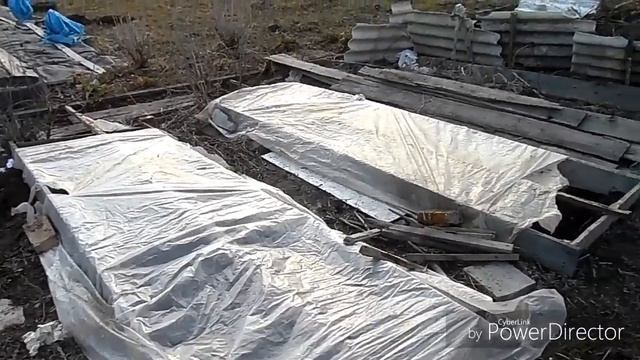 Влог,посадка картошки,пересадка бройлеров.2019г