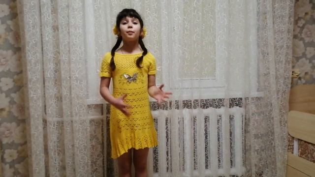 Чудикова Дарья, 8 лет, С. Есенин 'Отговорила роща золотая'